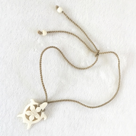 Jewelry | Handmade Bone Carved Turtle Necklace | Poshmark